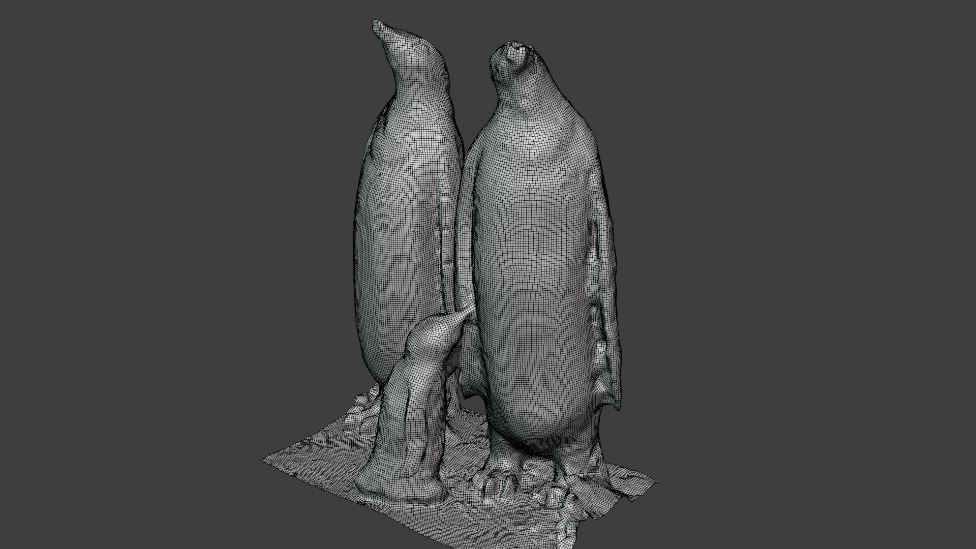3D Wooden And Stone Statues - TurboSquid 2236188
