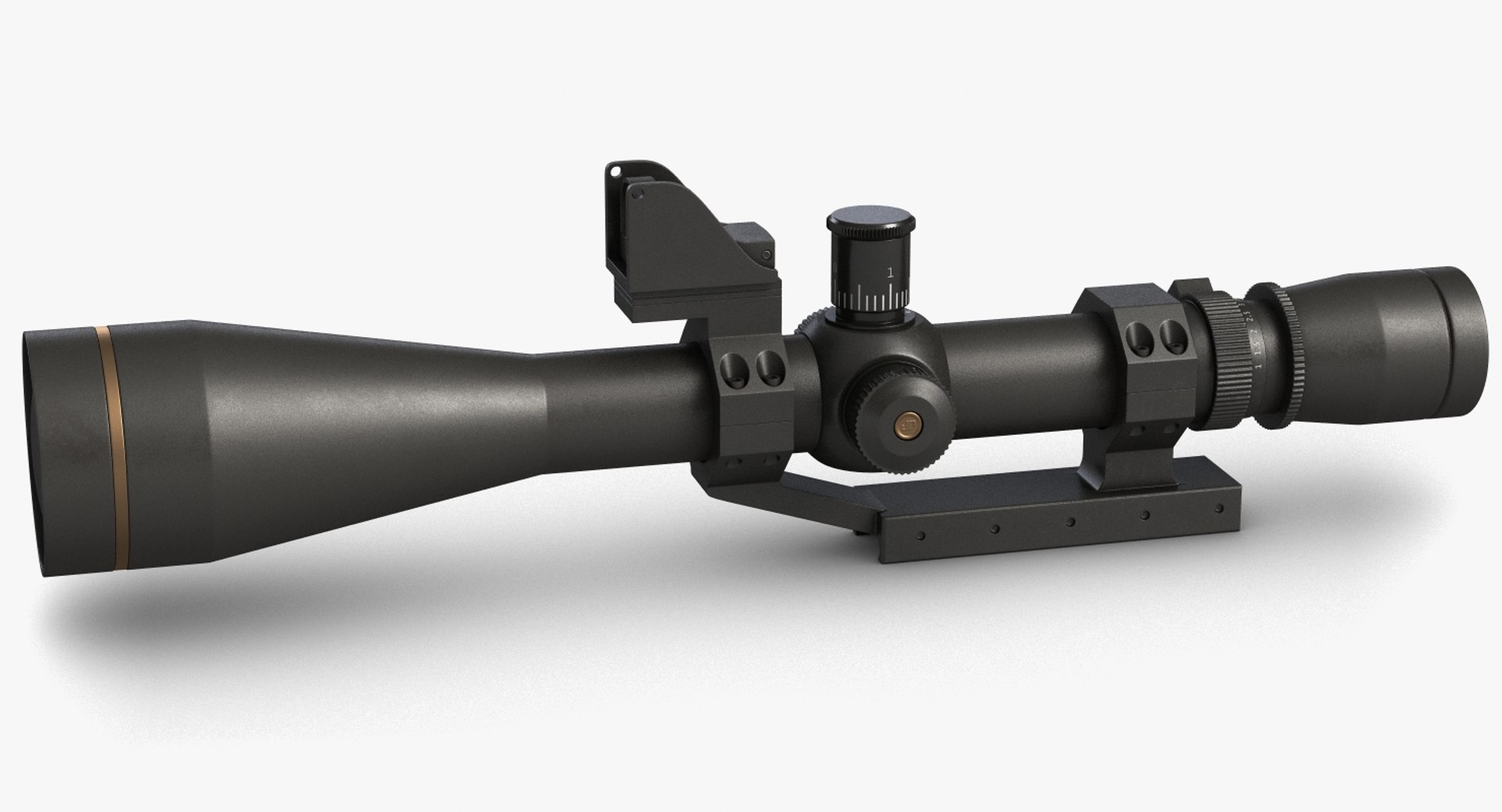 Rifle Optical Scope 4 3D Model - TurboSquid 1347490