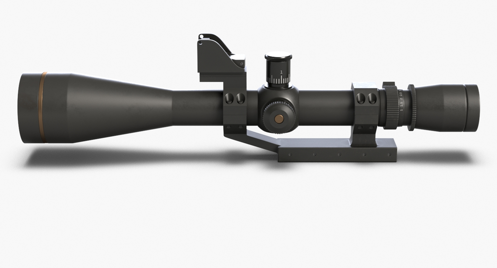 Rifle Optical Scope 4 3D Model - TurboSquid 1347490