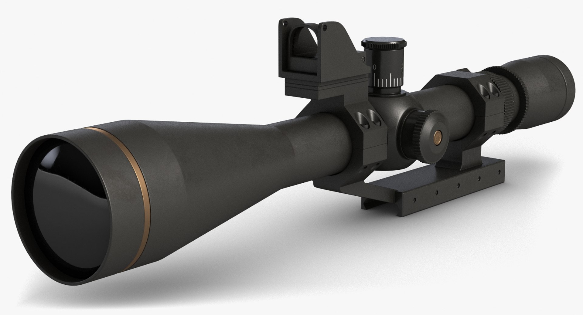Rifle Optical Scope 4 3D Model - TurboSquid 1347490