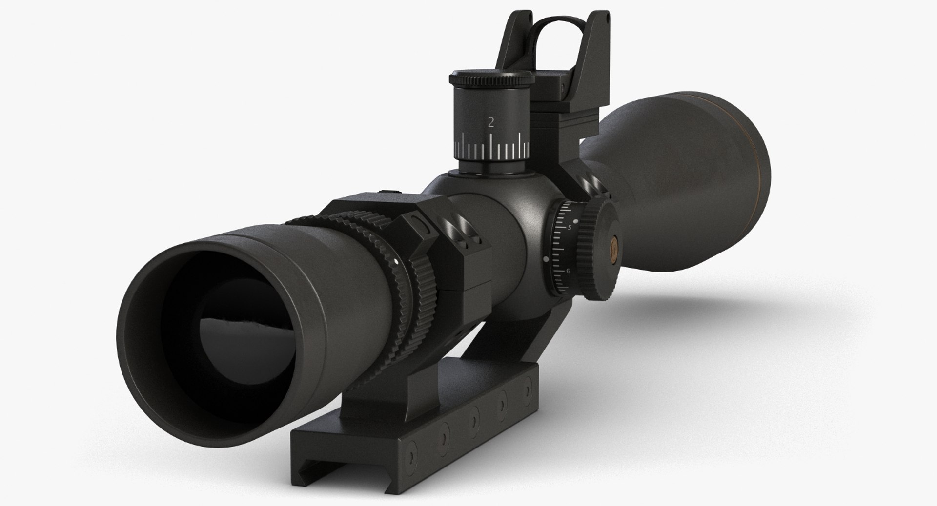 Rifle Optical Scope 4 3D Model - TurboSquid 1347490