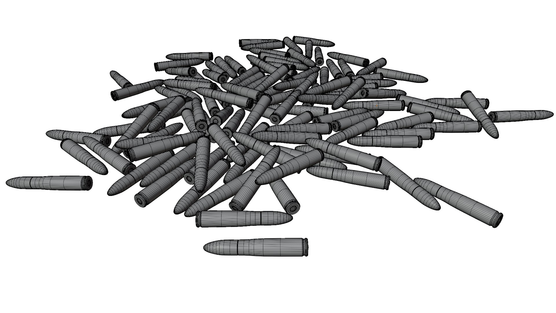 Pile Of Bullet 3D - TurboSquid 2266535
