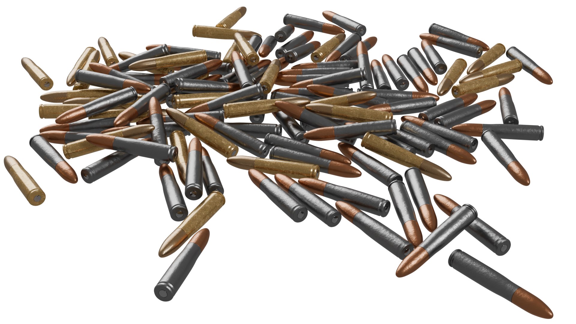 Pile Of Bullet 3D - TurboSquid 2266535