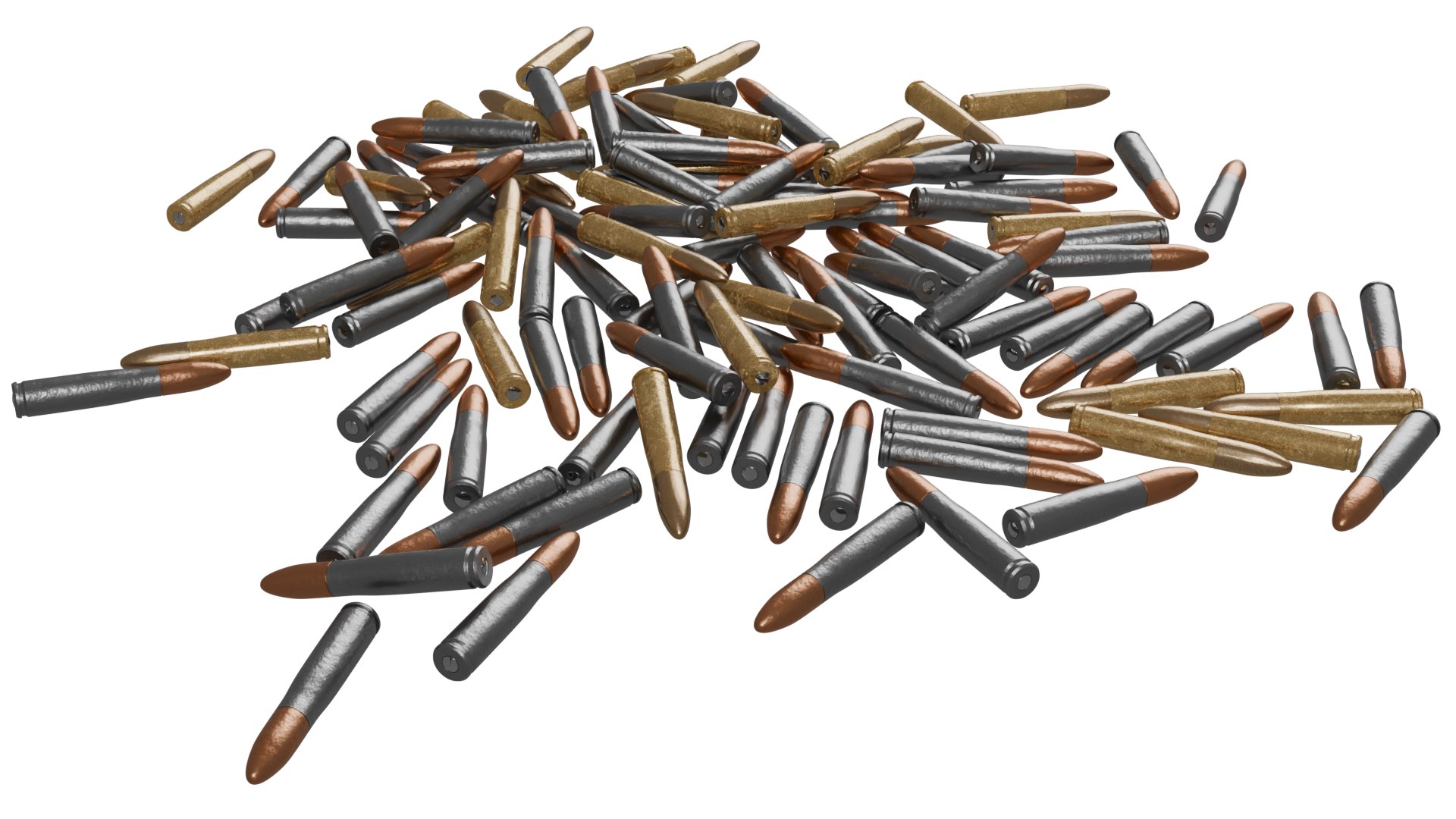 Pile Of Bullet 3D - TurboSquid 2266535