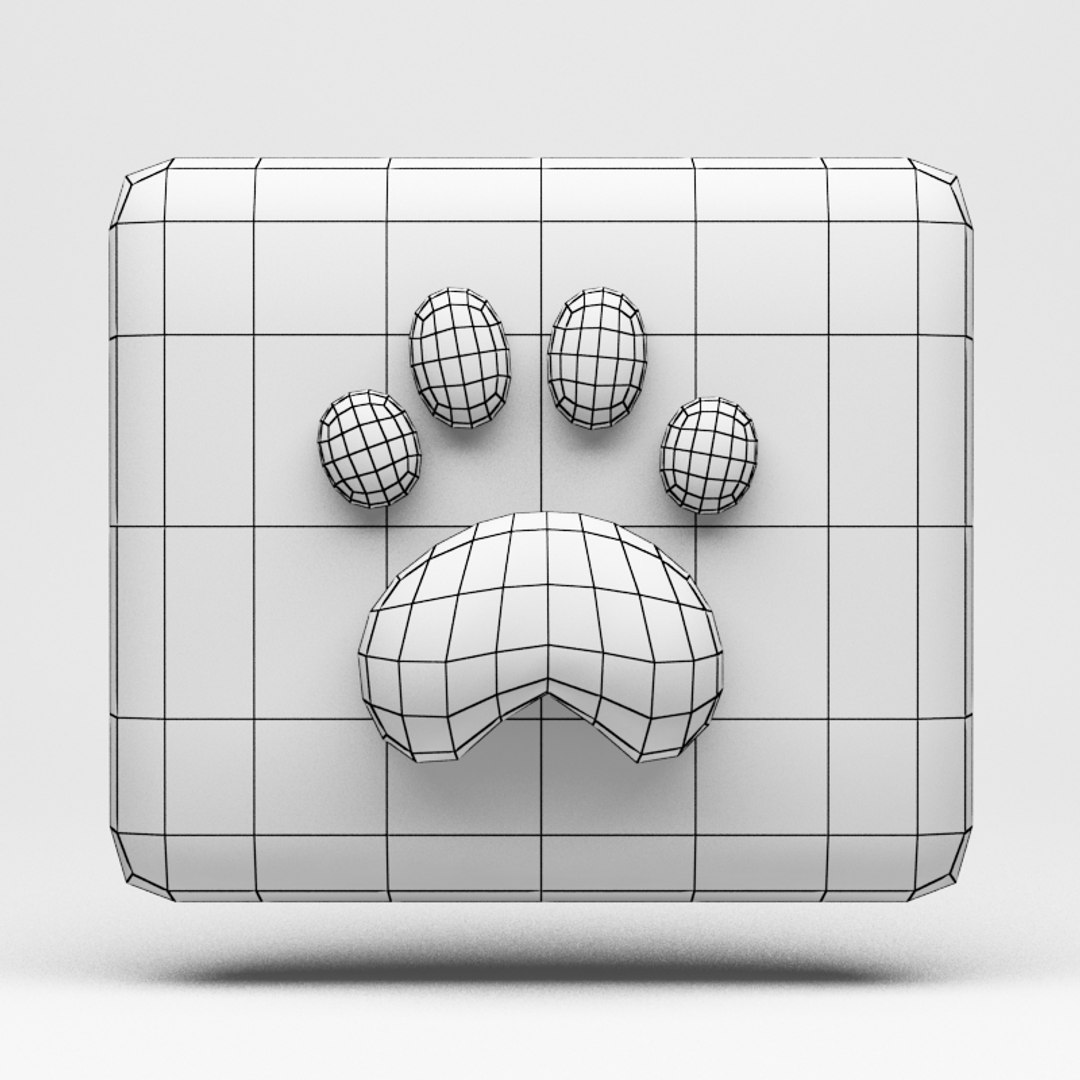 3d Animal Icon Model