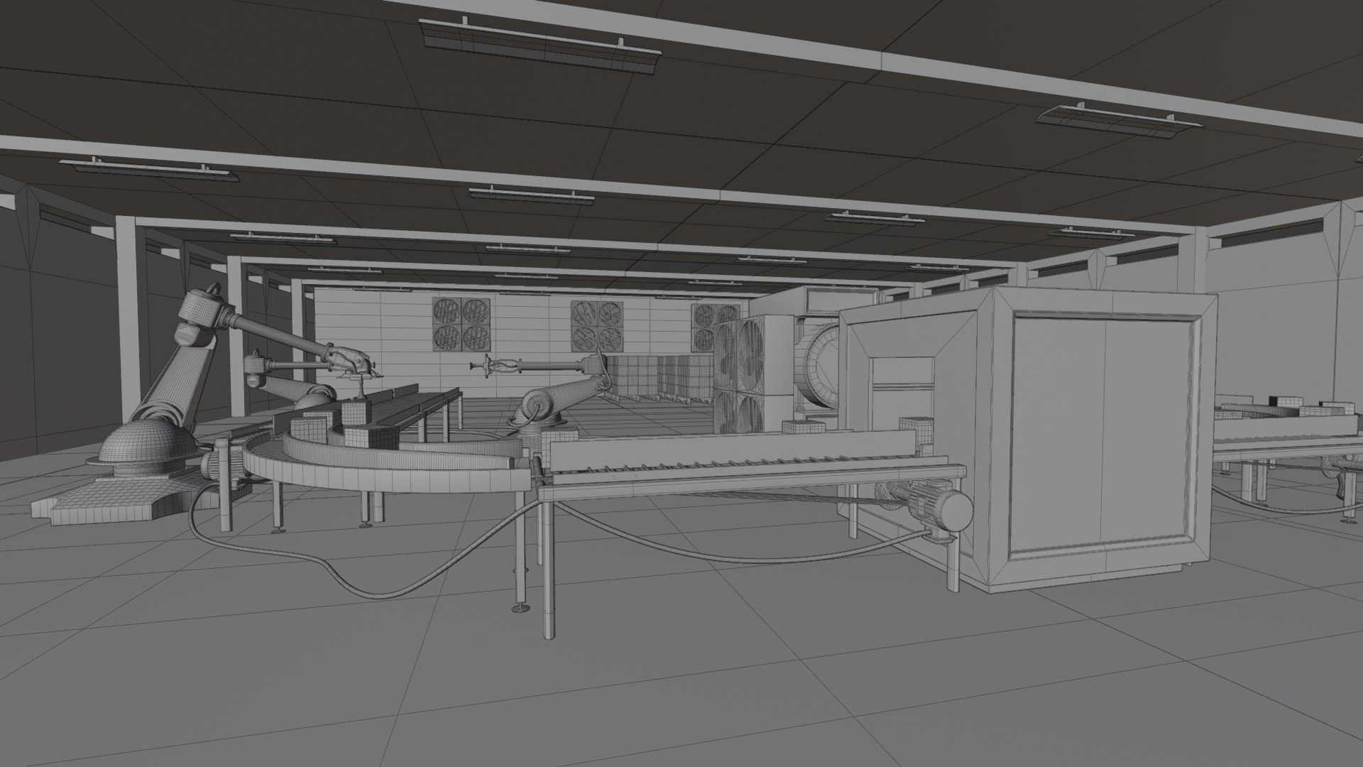 3D Production Line Model - TurboSquid 2376899