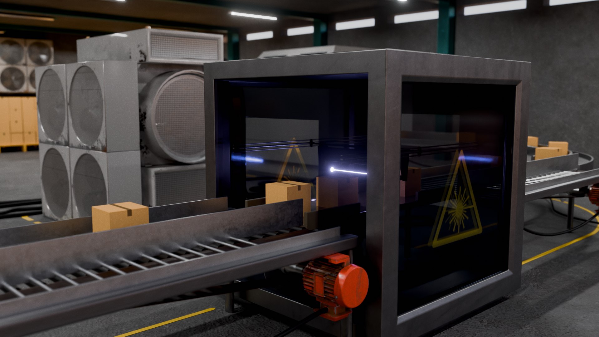 3D Production Line Model - TurboSquid 2376899