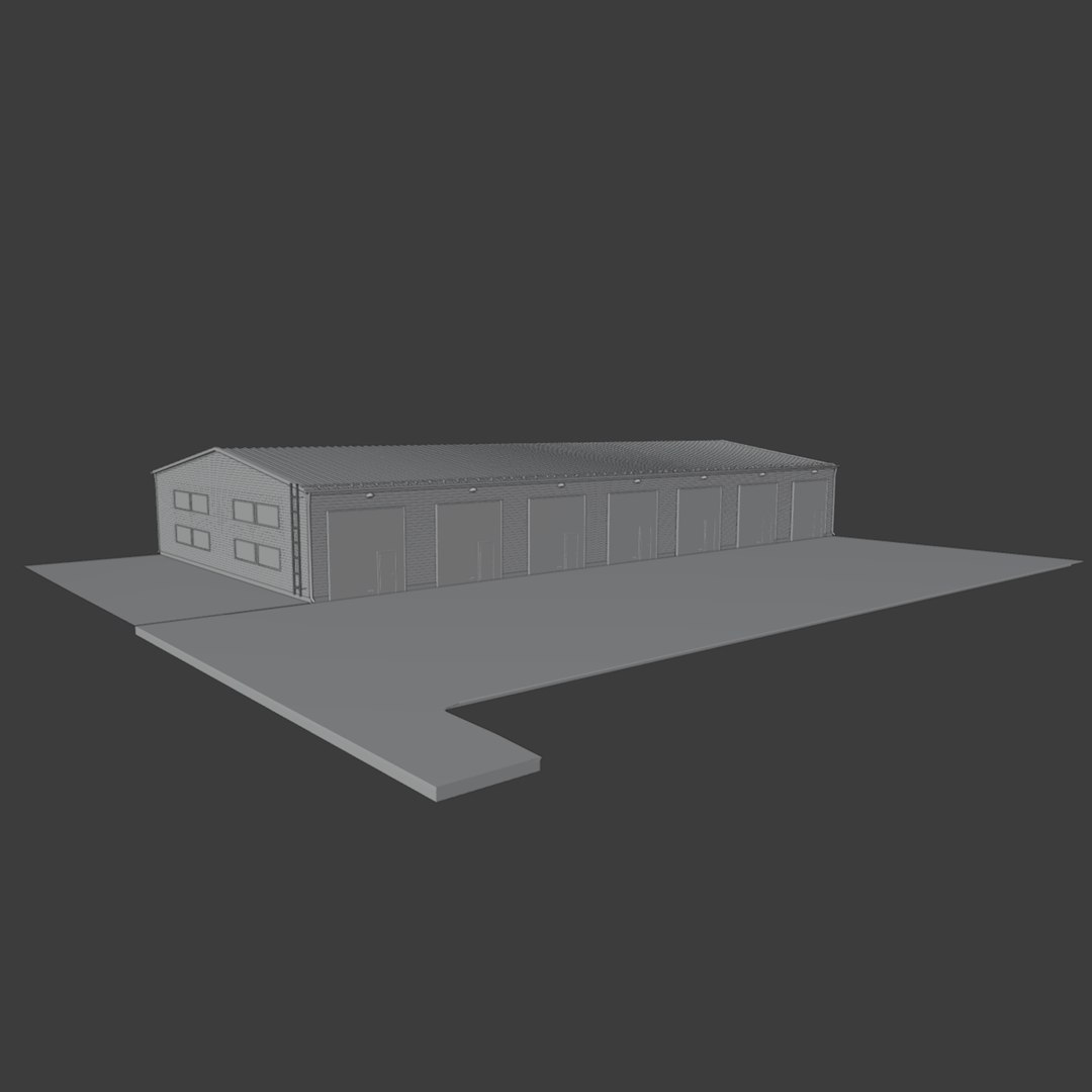 3D Model Modern Warehouse - TurboSquid 2019241