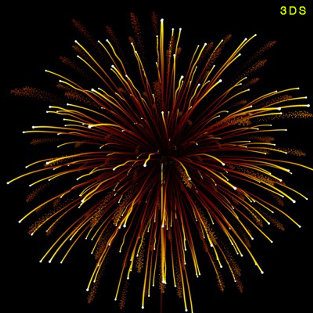 Fireworks 3d Model