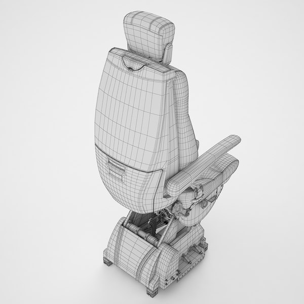 3D airplane pilot chair - TurboSquid 1270769