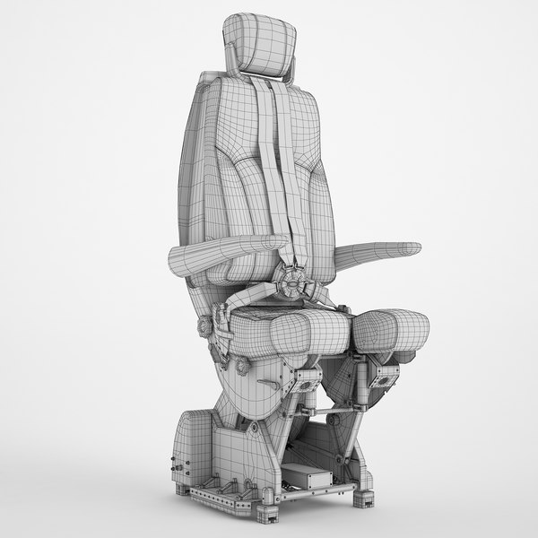 3D airplane pilot chair - TurboSquid 1270769