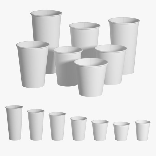 3D paper cup 400ml - TurboSquid 1428425