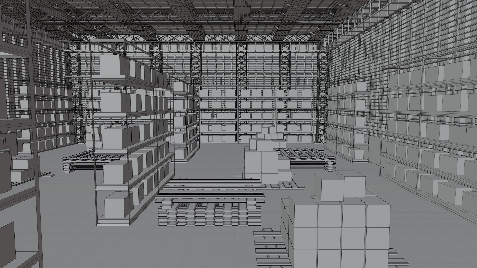 Warehouse Interior 3D model - TurboSquid 2161025