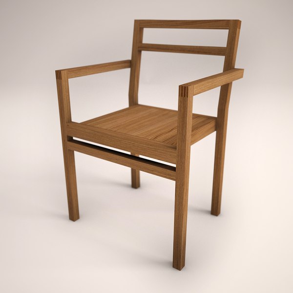 3d wooden design chair