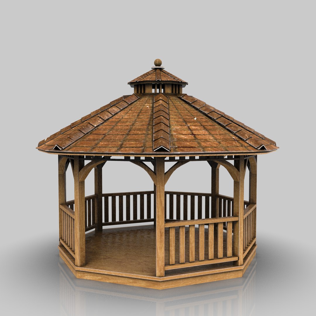 Garden Gazebo 2 Model - TurboSquid 2160431