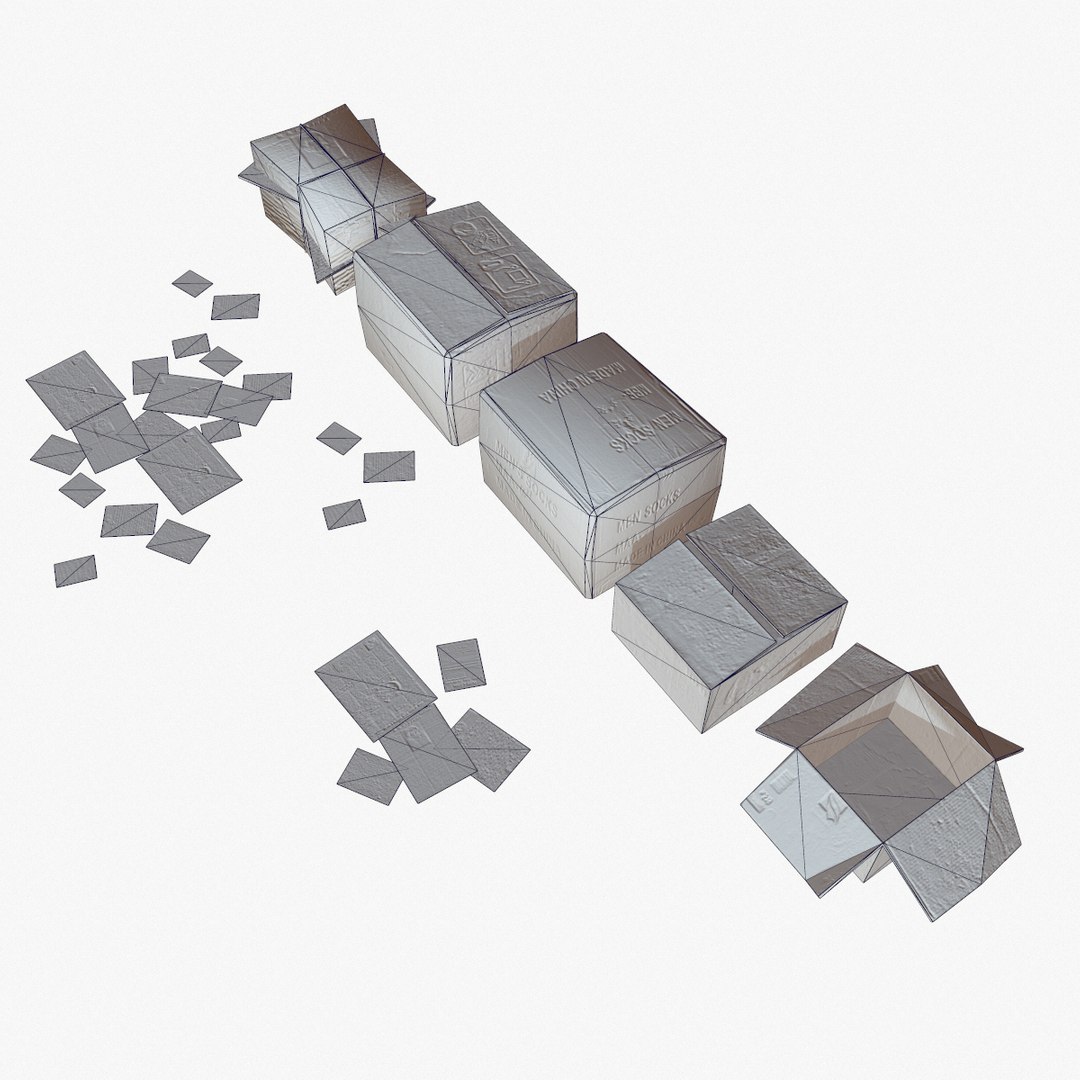 3d Model Paper Boxes