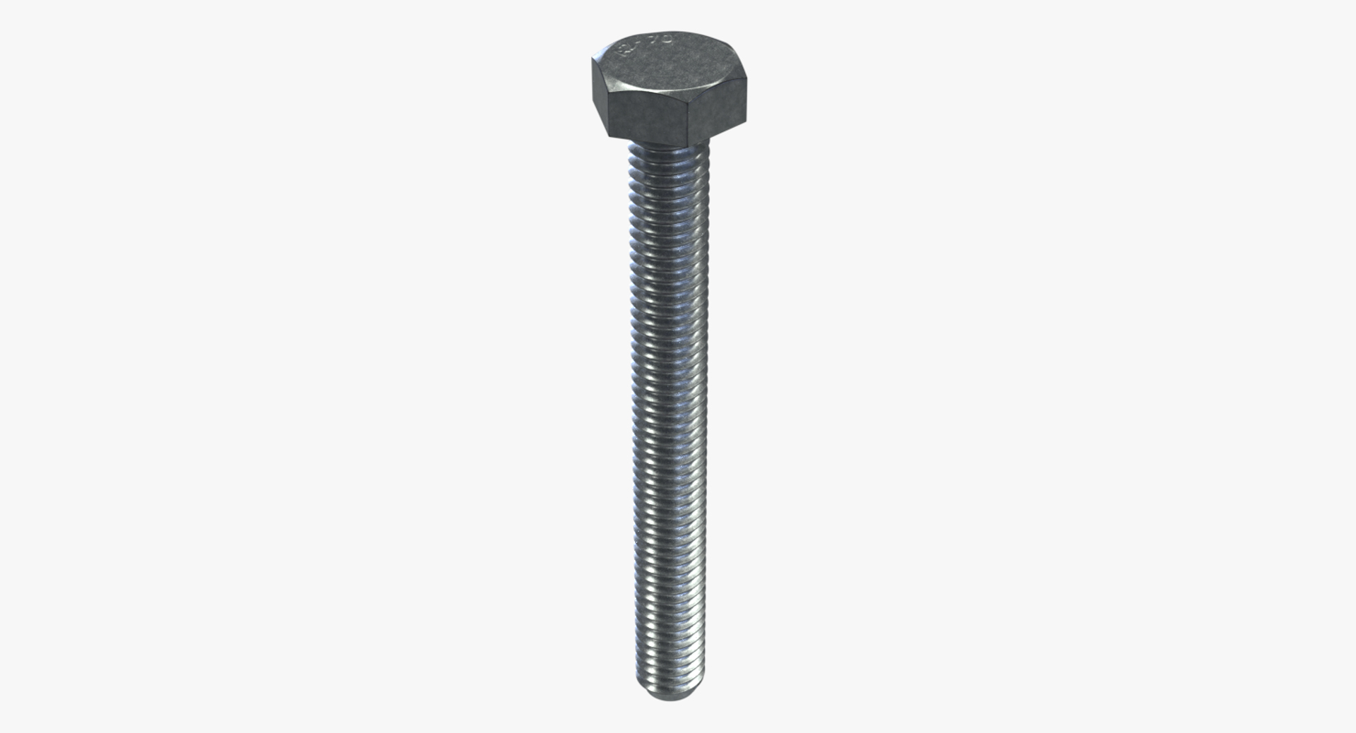 3D hex bolt m6x55 5 - TurboSquid 1394286