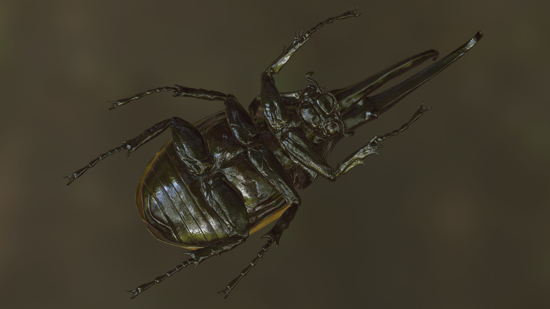 Hercules Beetle Realistic Pbr 3d Max