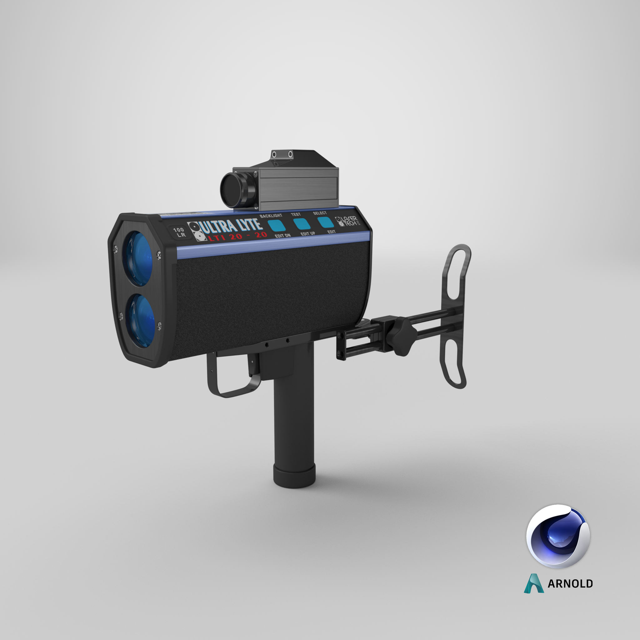 LTI UltraLyte LR 2020レーザースピードガン3Dモデル - TurboSquid 1611740