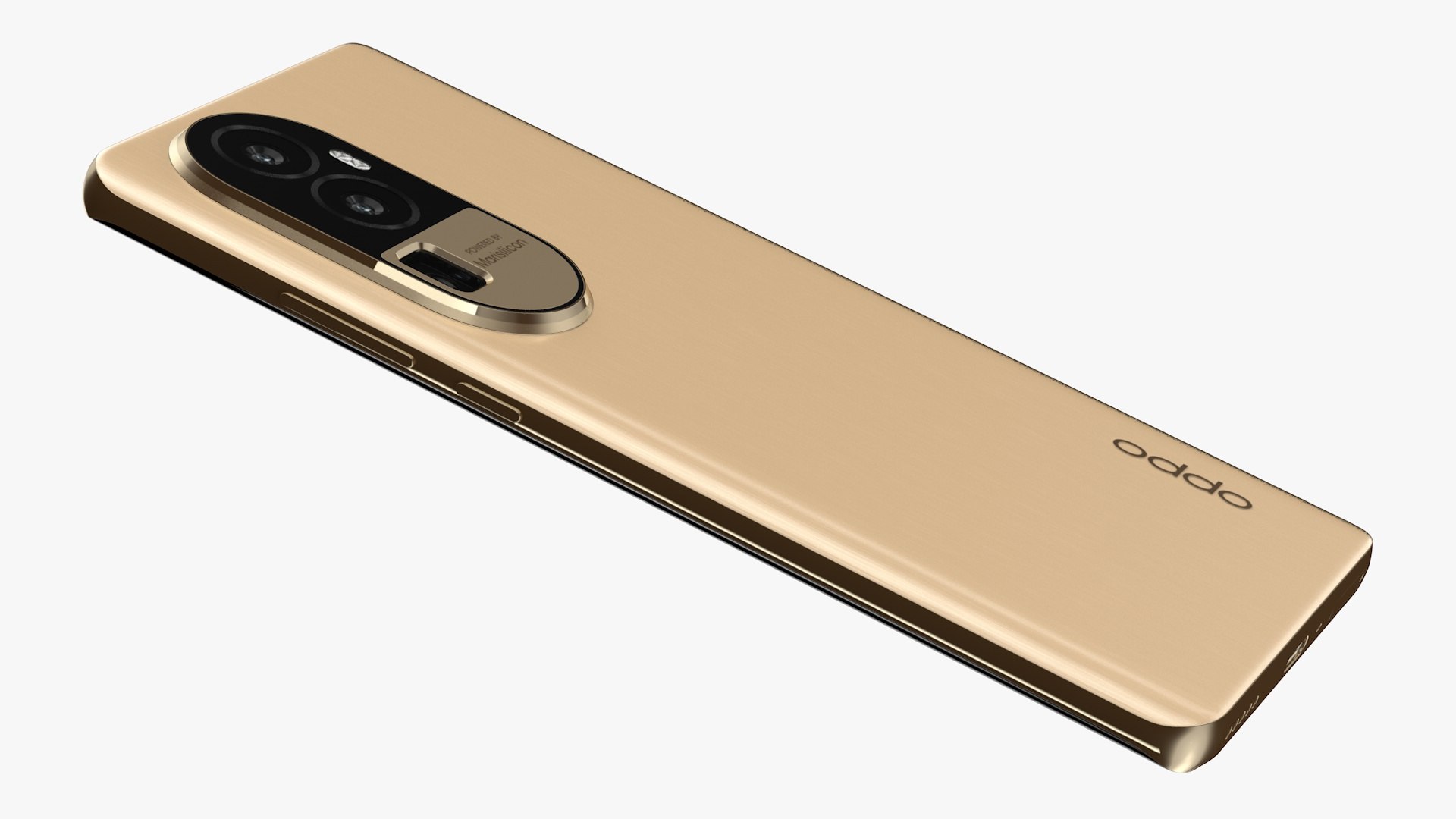 OPPO Reno 10 Pro Plus Brilliant Gold Model - TurboSquid 2078735