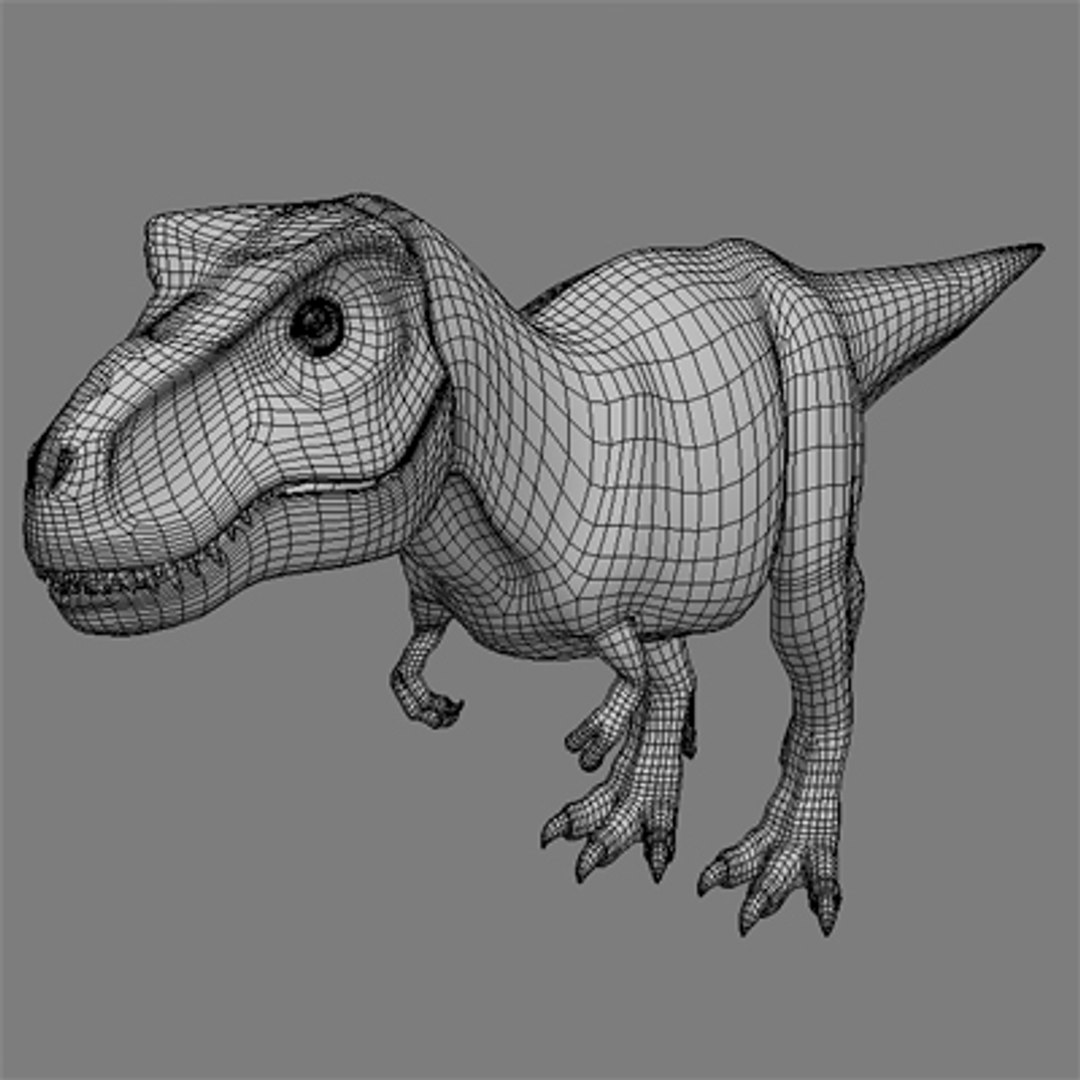 t-rex 3d model