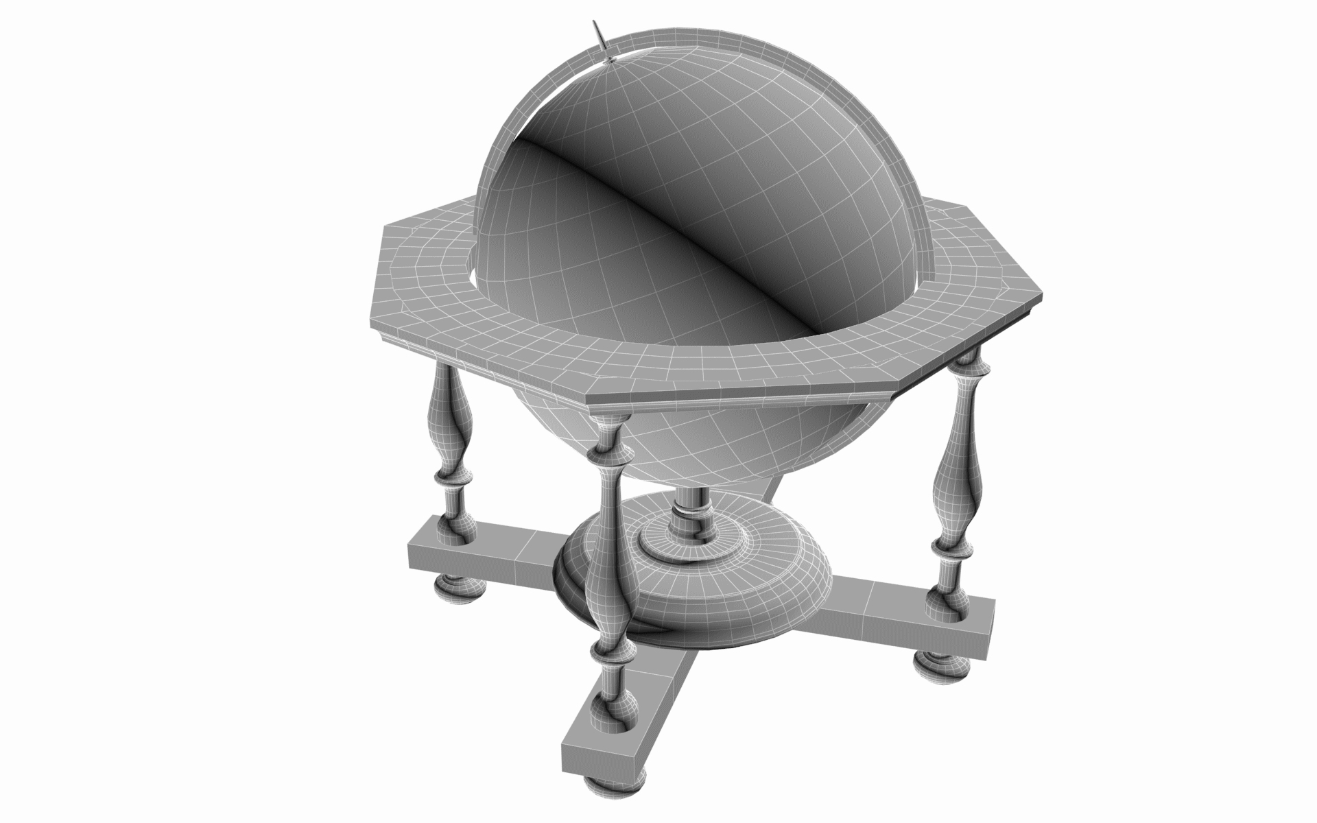 Early celestial globe 3D model - TurboSquid 1686798