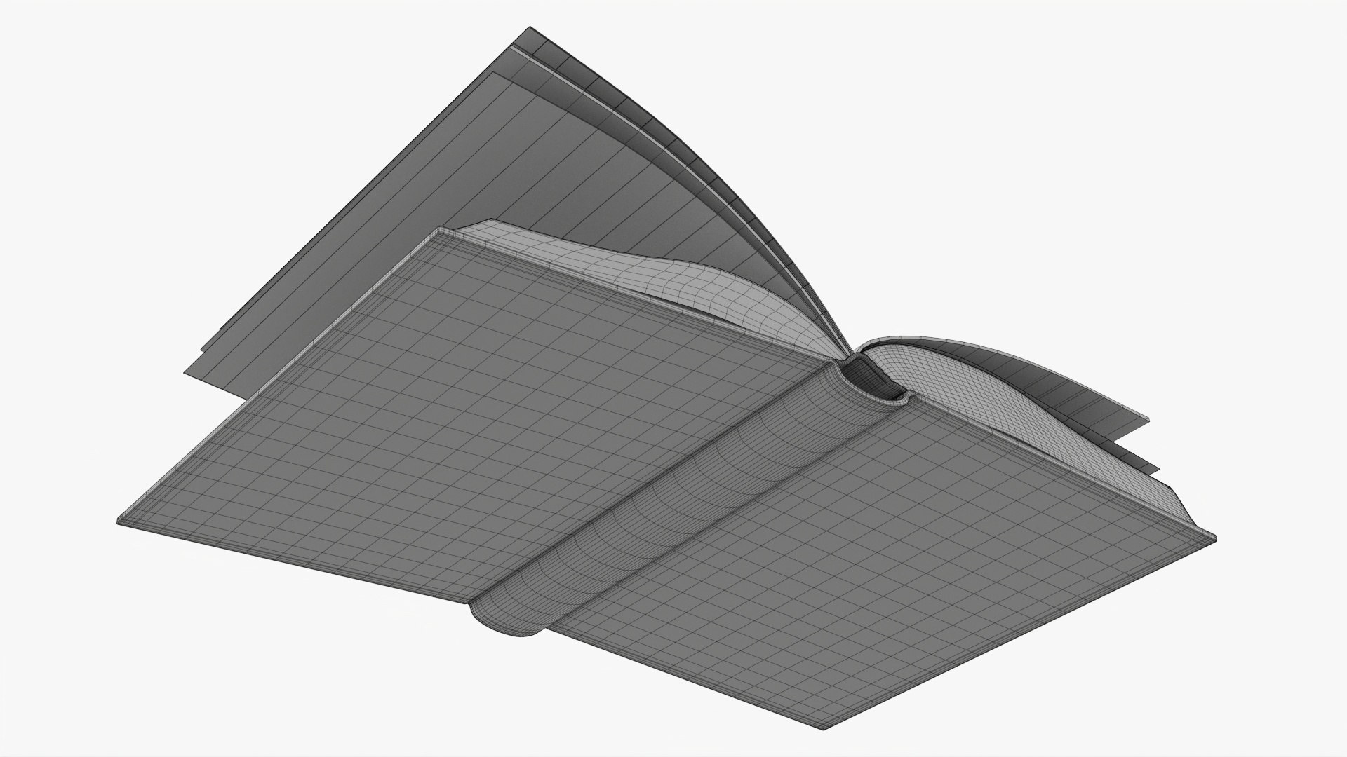 3D Open Book Mockup 01 - TurboSquid 1766250