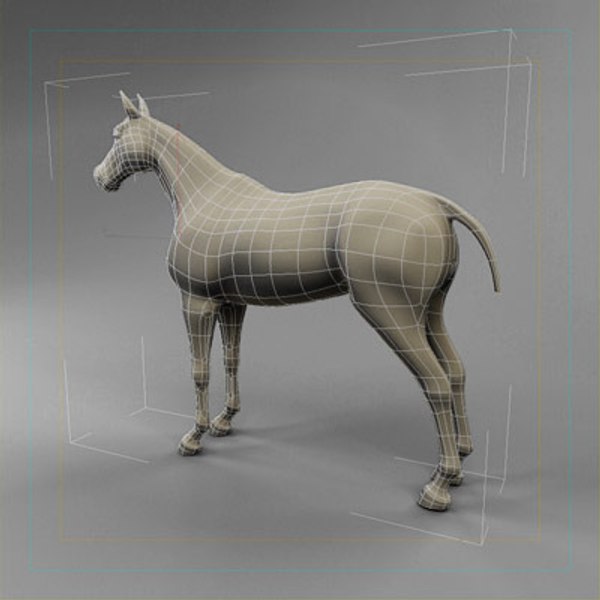 stables horse riding 3d max