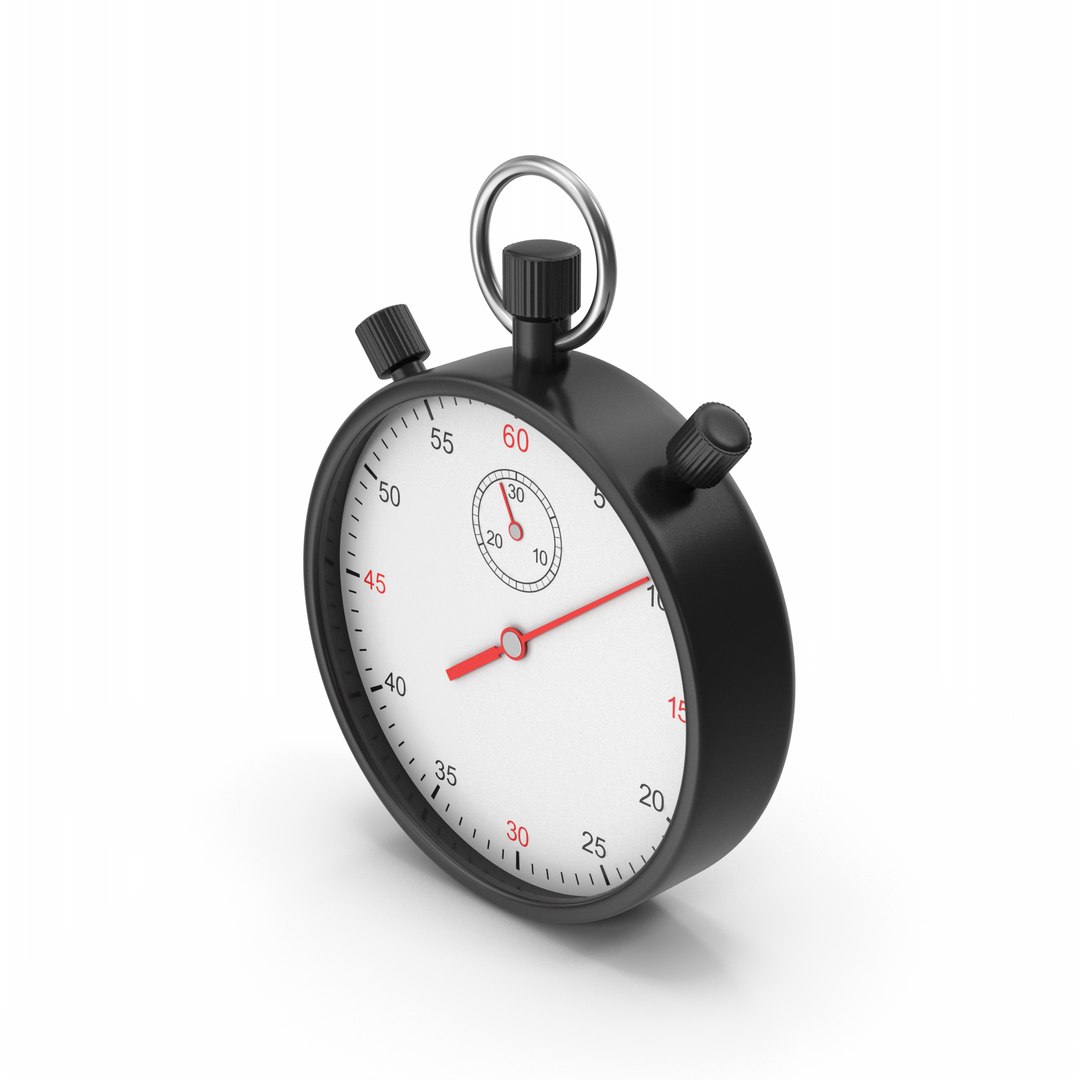 3D Stopwatch Model - TurboSquid 2367628