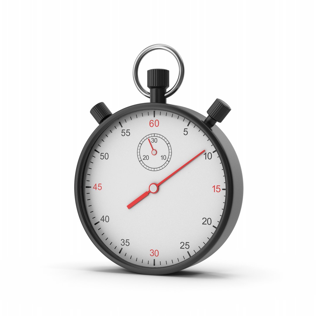 3D Stopwatch Model - TurboSquid 2367628