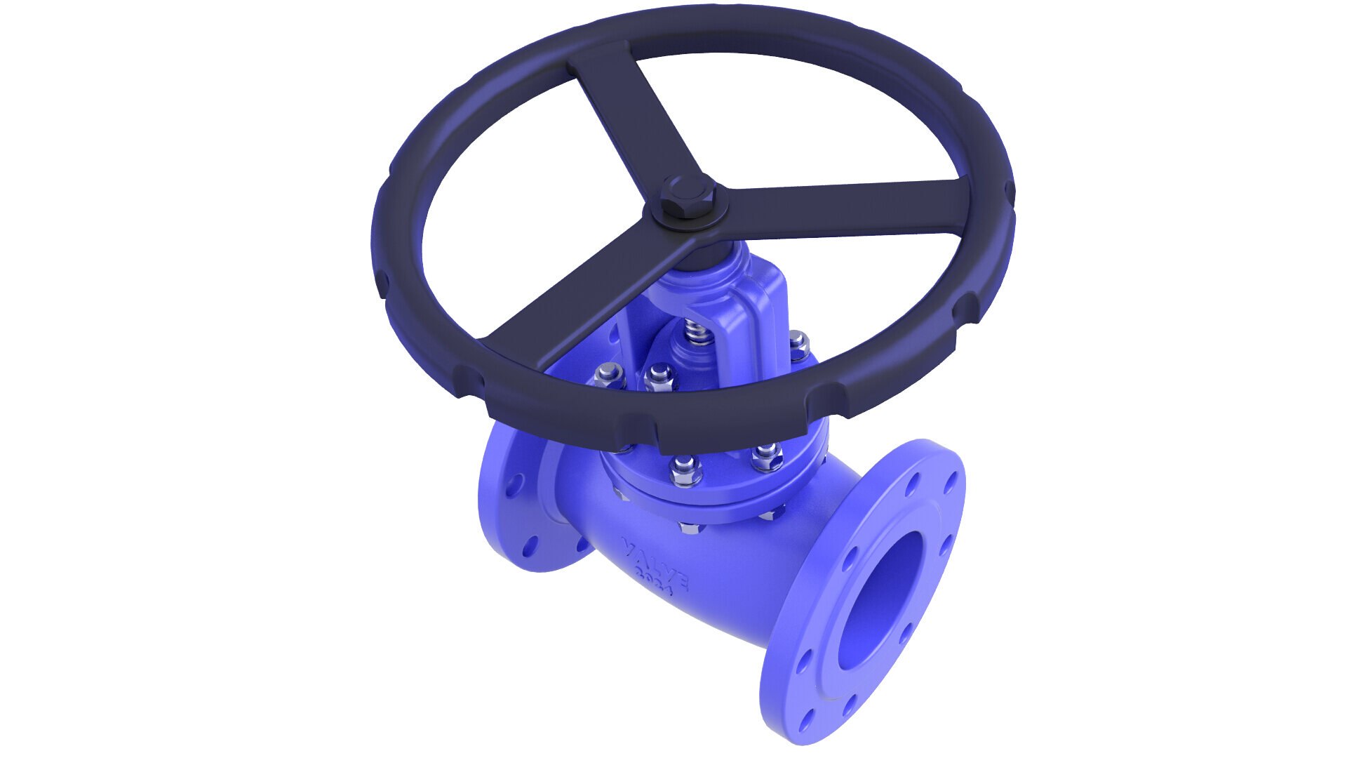 Globe Valve 54 3D Model - TurboSquid 2308121