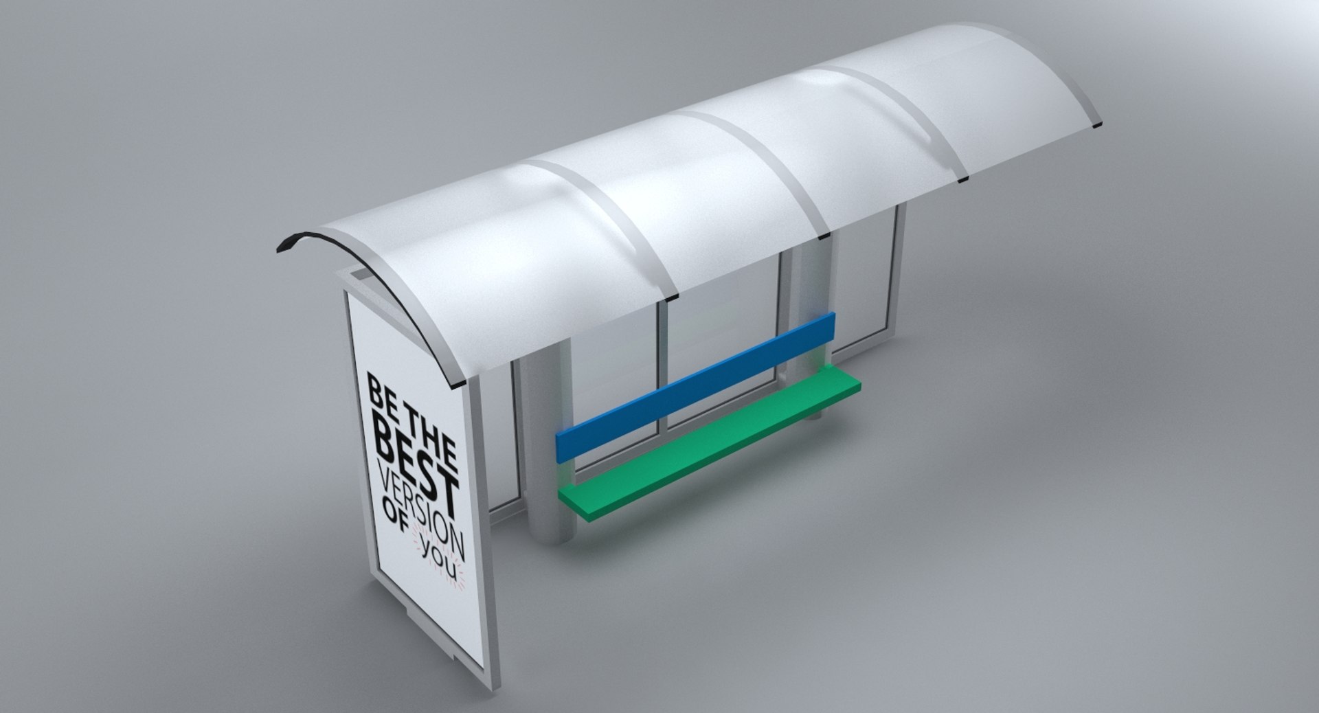 realistic bus stop max