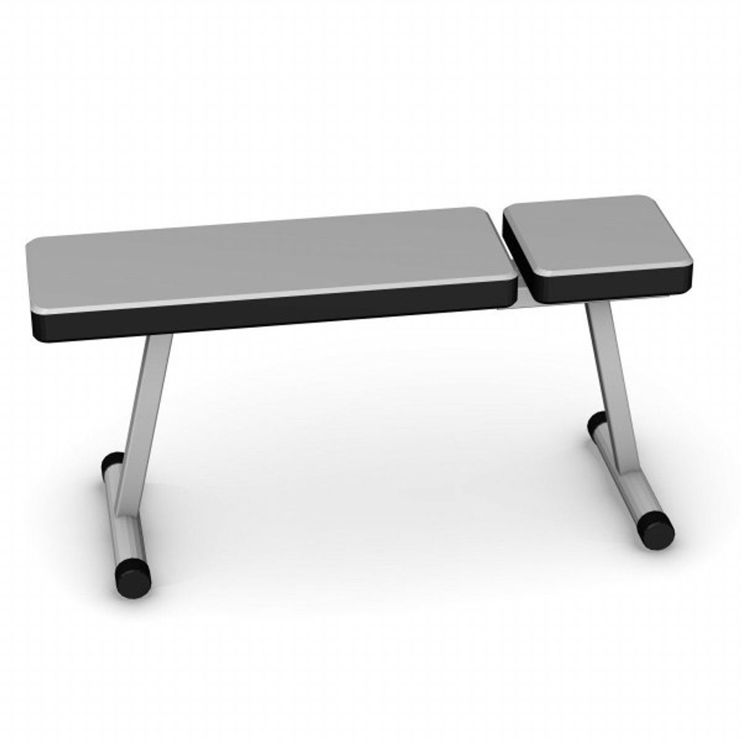 3d model gym bench