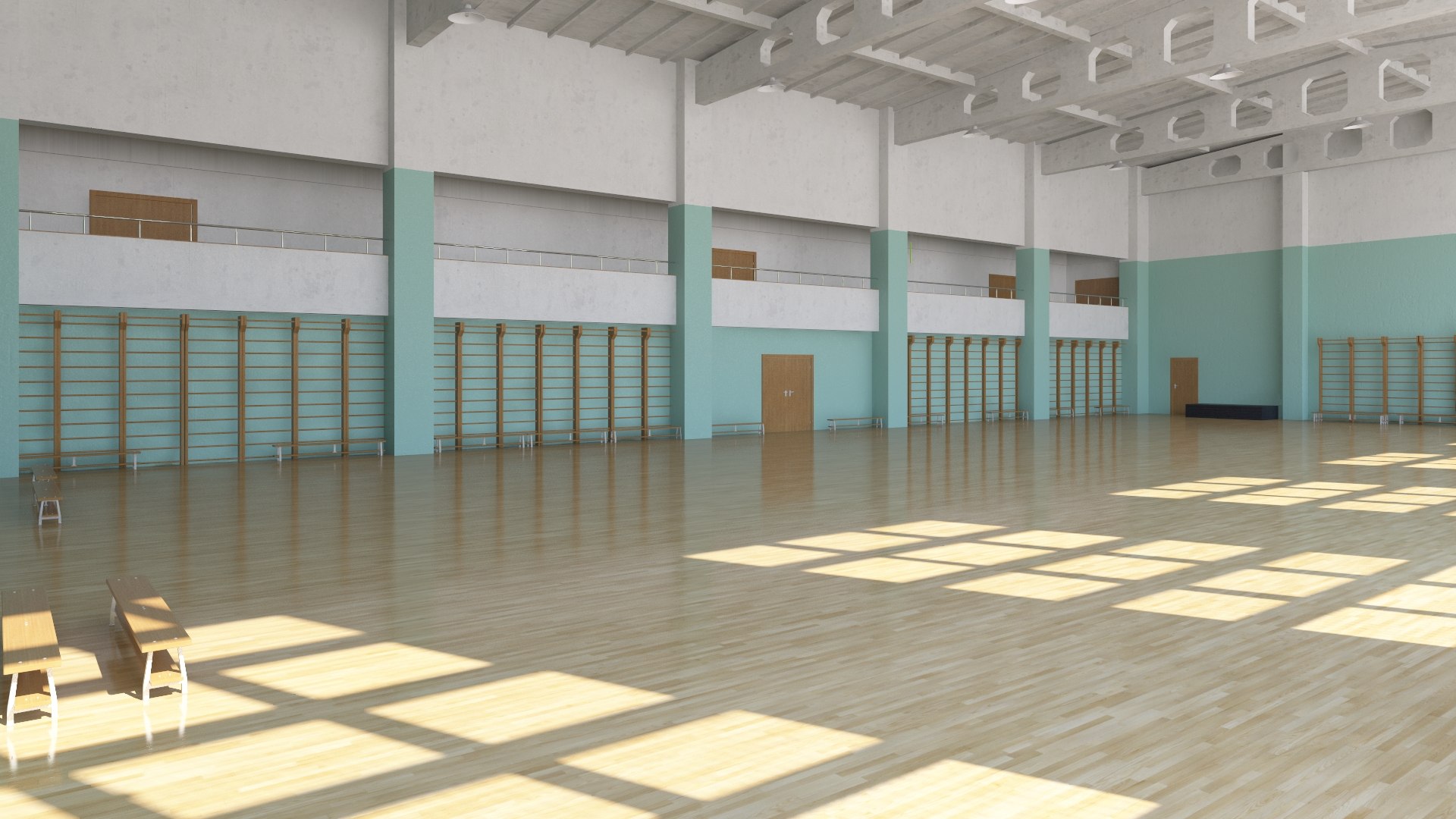 3D Indoor Base Arena 3 Model - TurboSquid 2015542