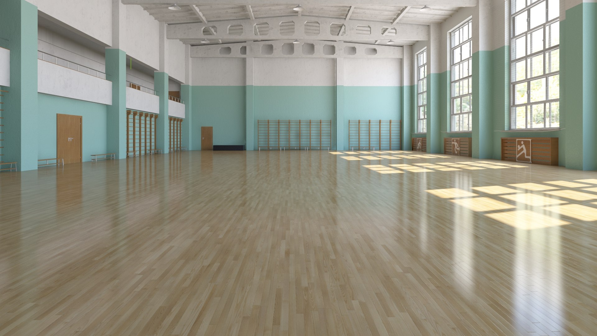 3D Indoor Base Arena 3 Model - TurboSquid 2015542