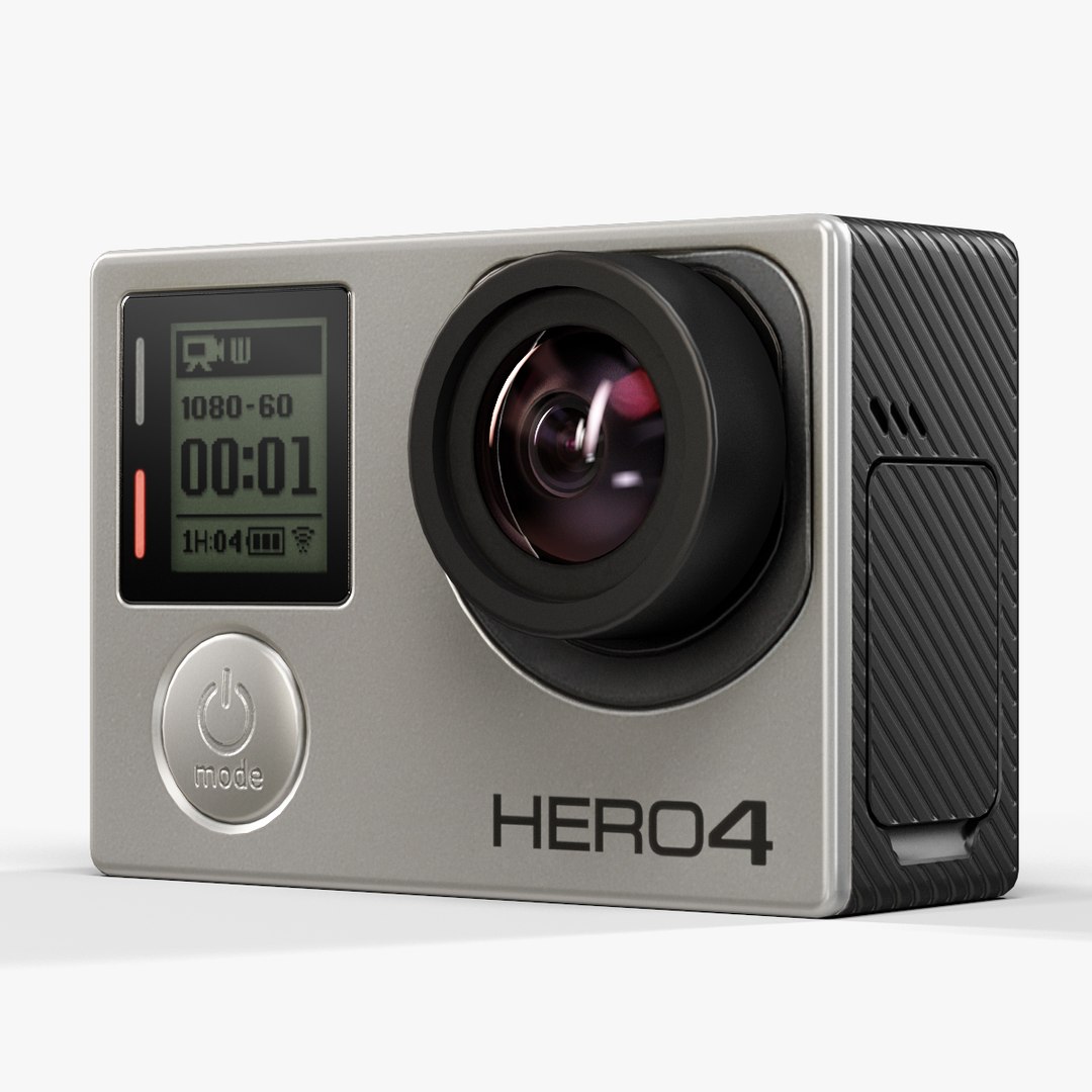gopro hero4 silver edition 3d max
