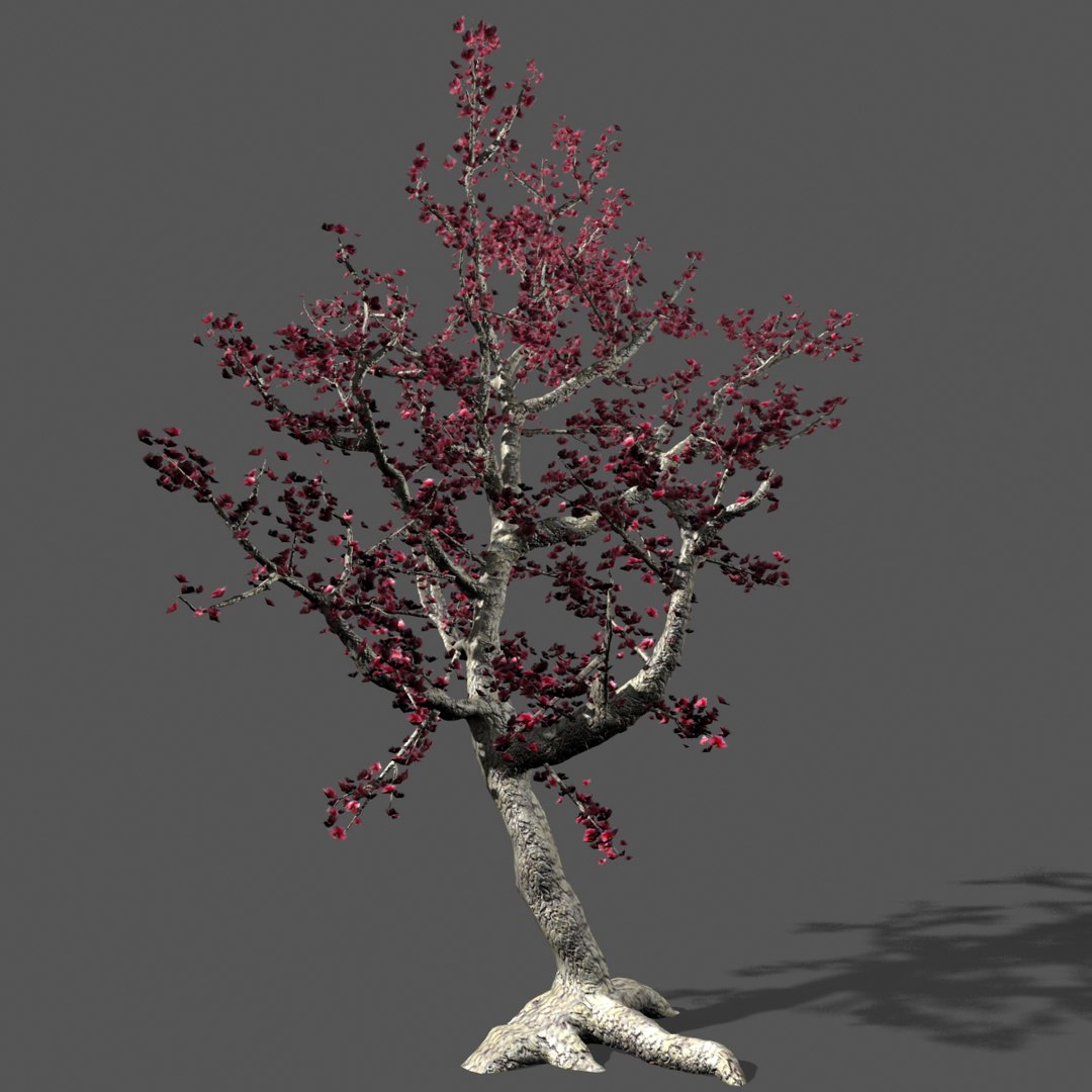 3dsmax Realistic Tree Flowers