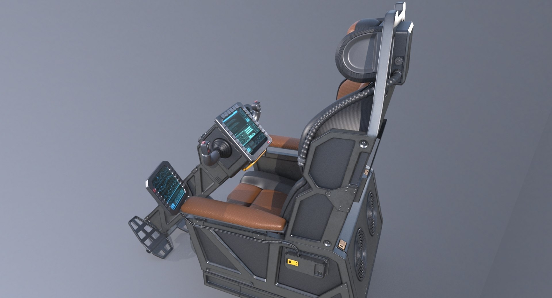 Sci-fi Cockpit 3D - TurboSquid 1195834
