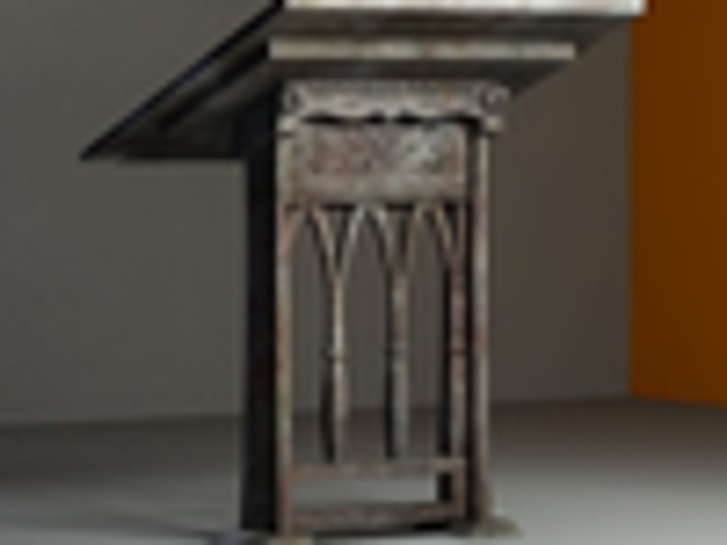 3d Vintage Table Model