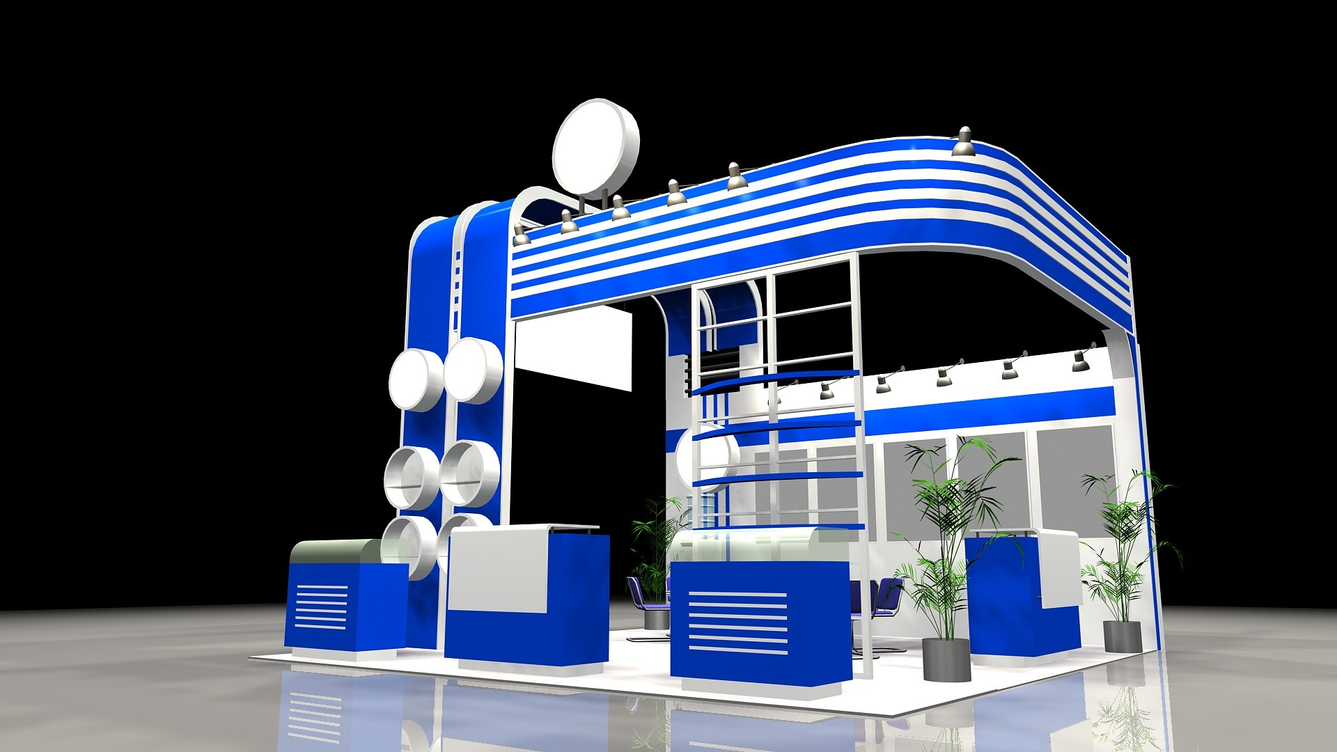 3 Side Open Stand 3D Model - TurboSquid 1996085