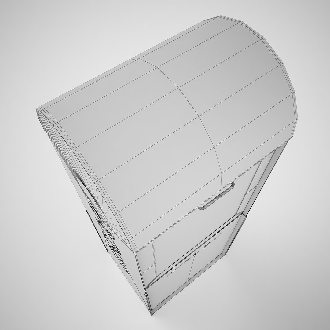 3d Dose Newspaper Box Model