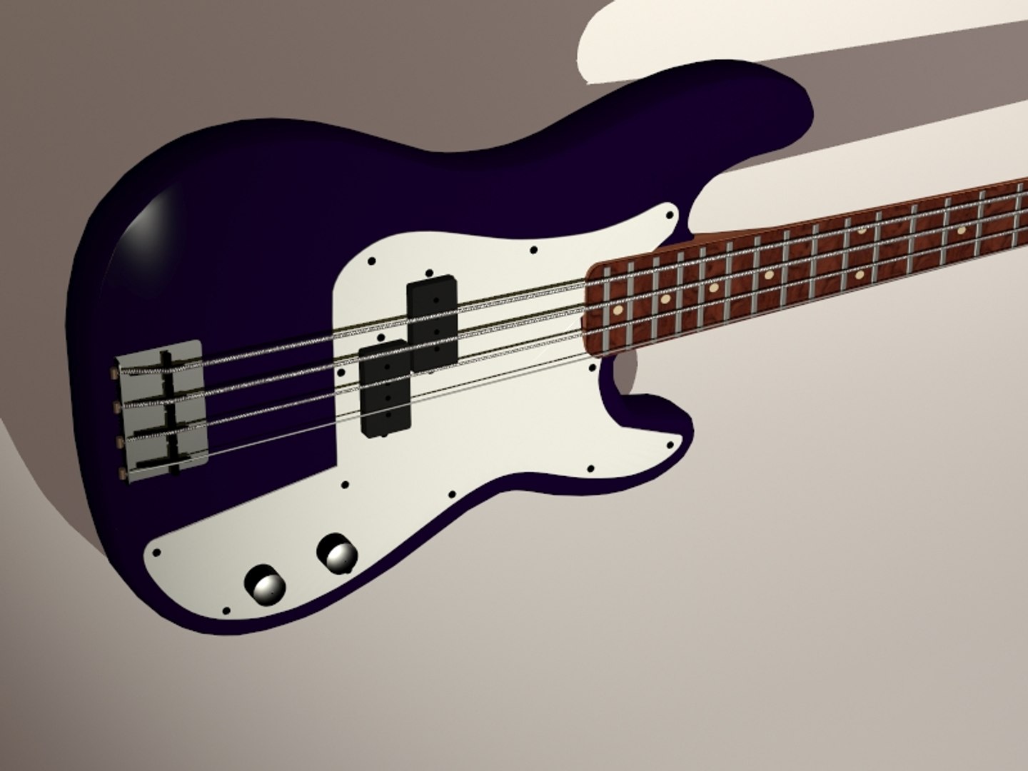 maya fender precision bass guitar