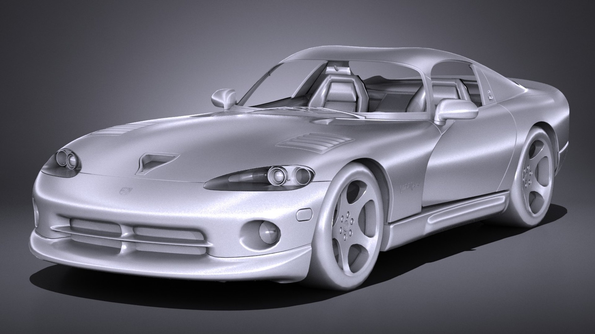 3D Model Dodge Viper Gts - TurboSquid 1345377