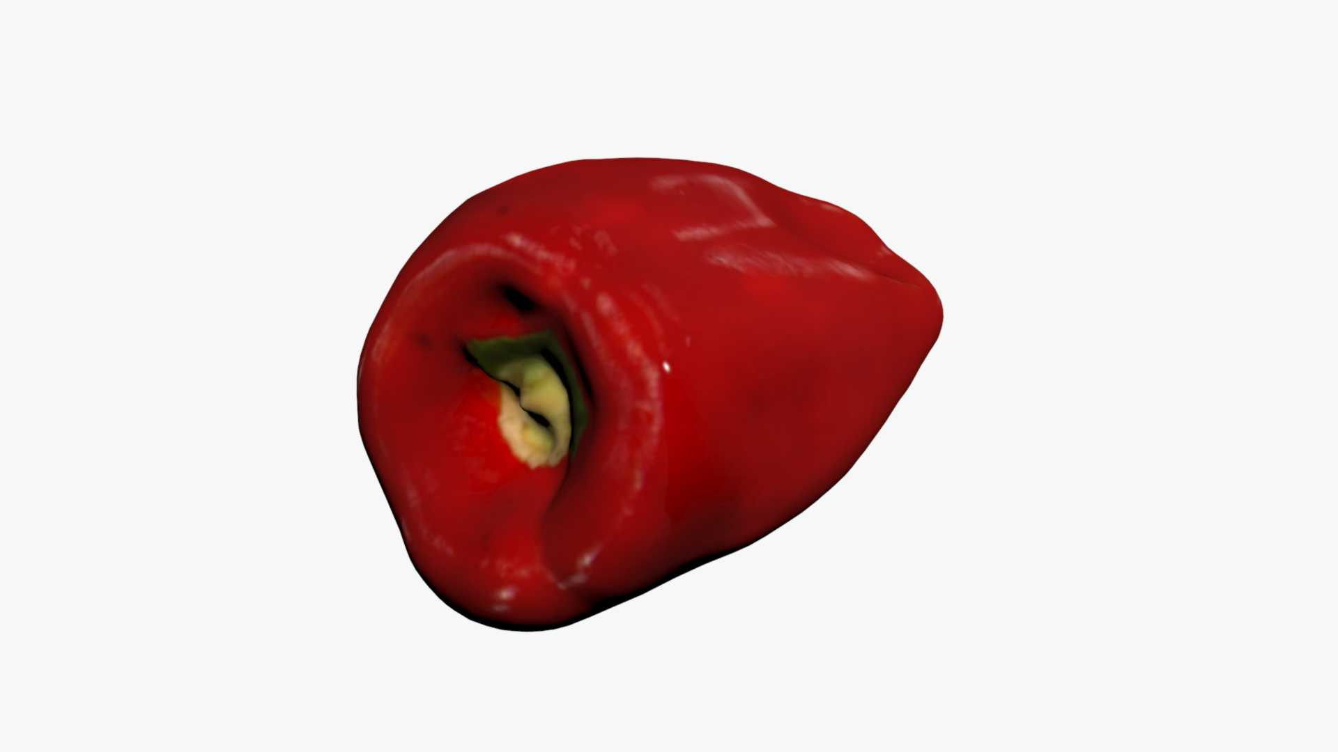 3D model Red Pepper 3D Scan High Quality - TurboSquid 1749943