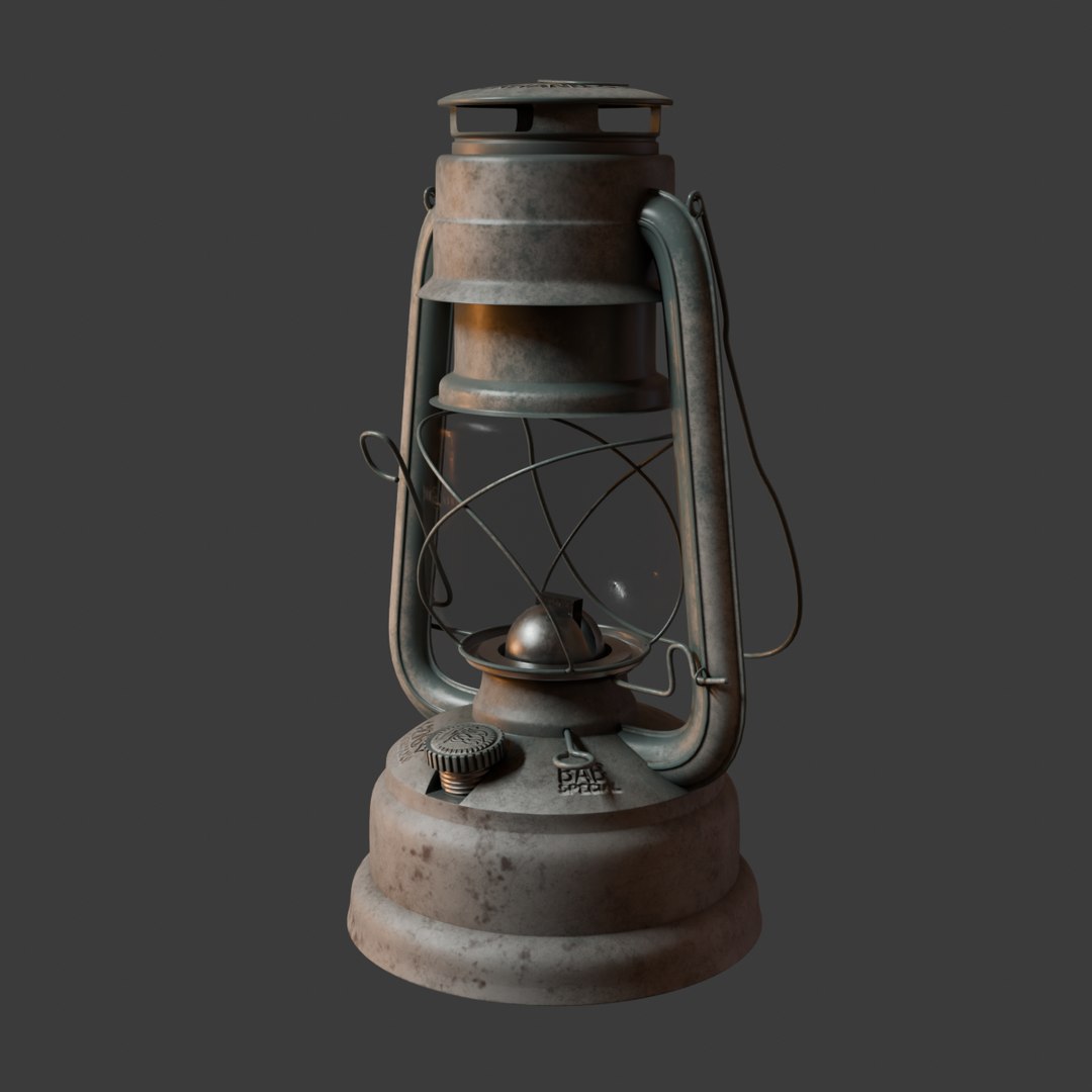 3D FeuerHand Oil Lantern - TurboSquid 2264615