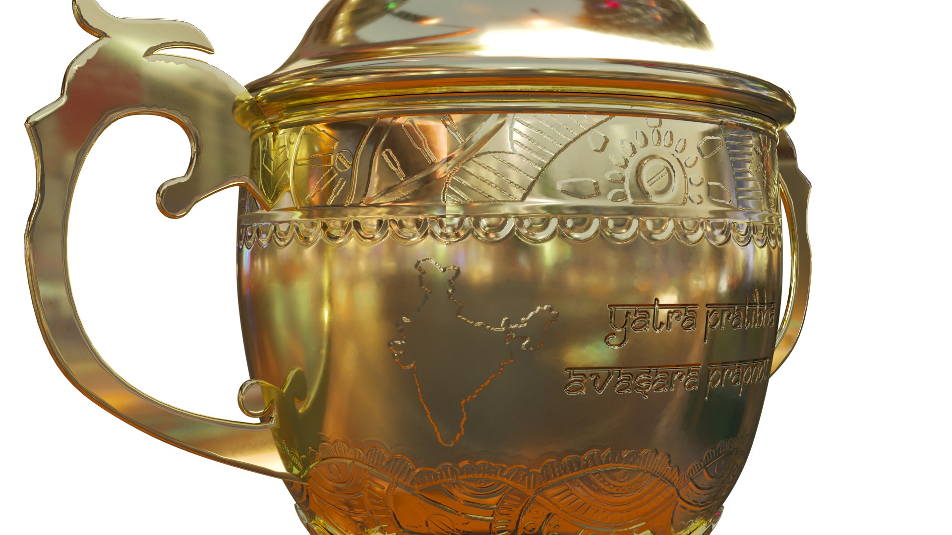 3D IPL Trophy - Glimpse Of Glory - TurboSquid 2210594