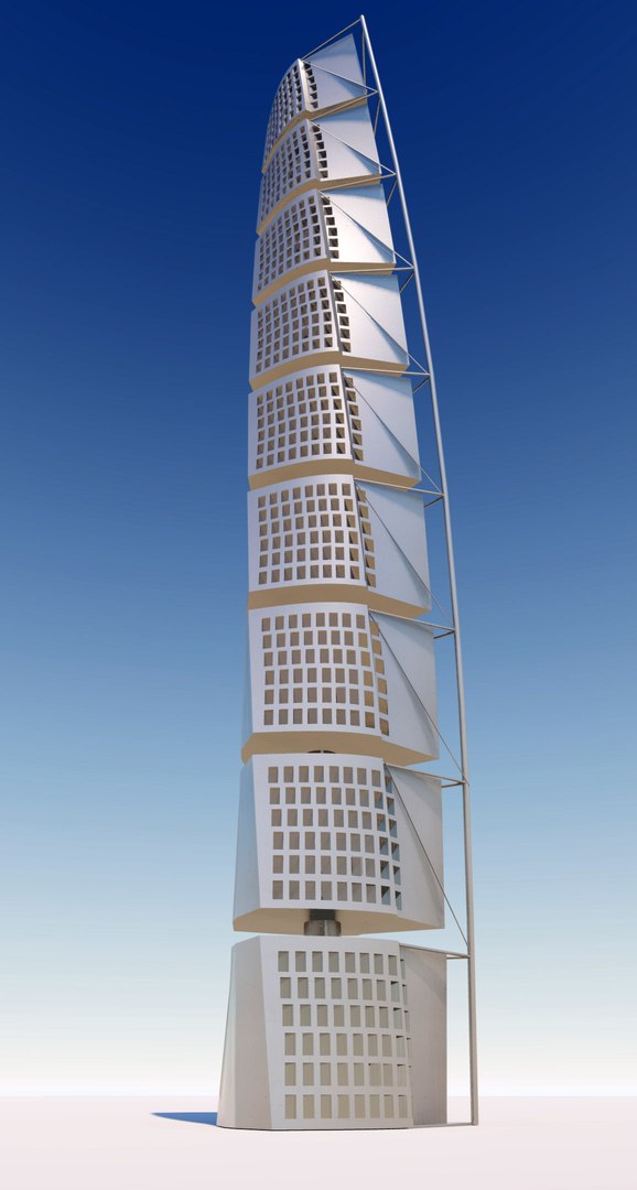 3D Model Turning Torso - TurboSquid 1525931