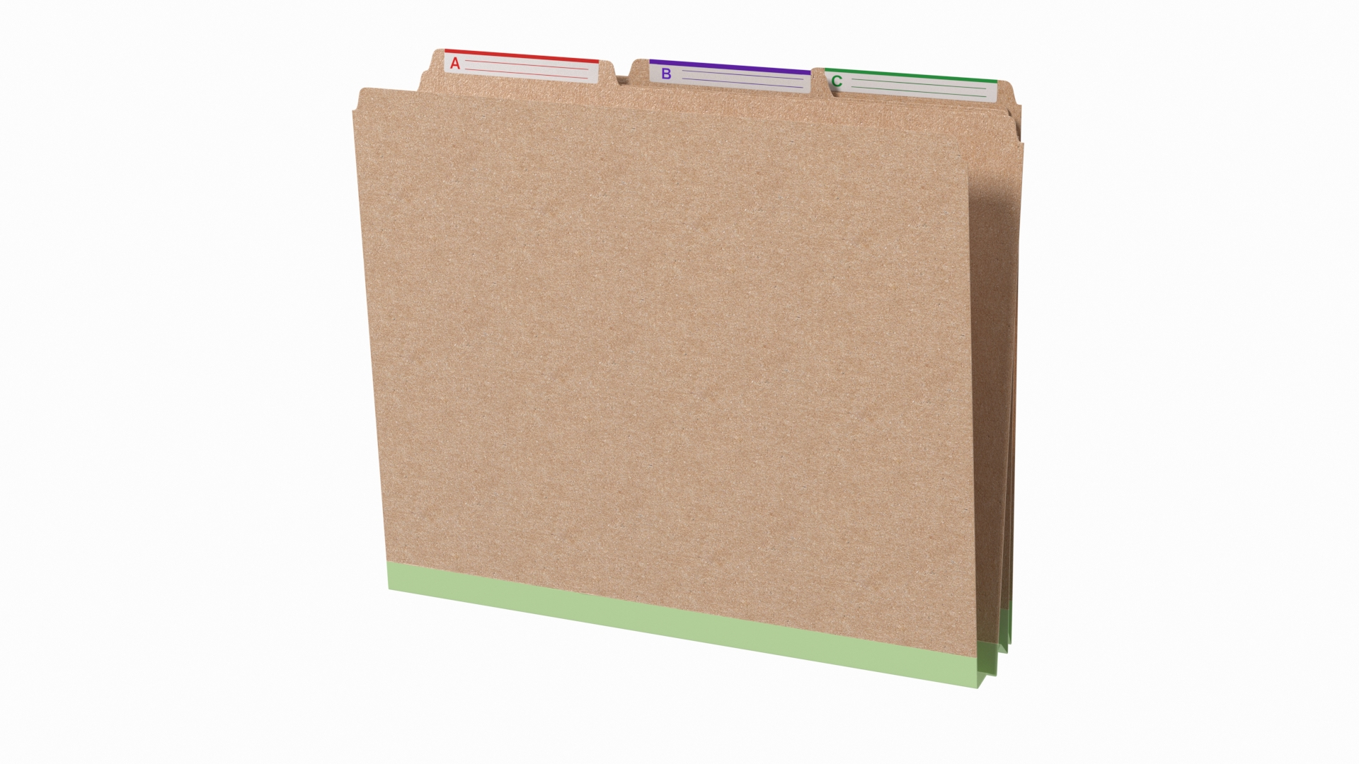 Brown Cardboard File Folder 3D - TurboSquid 1797884