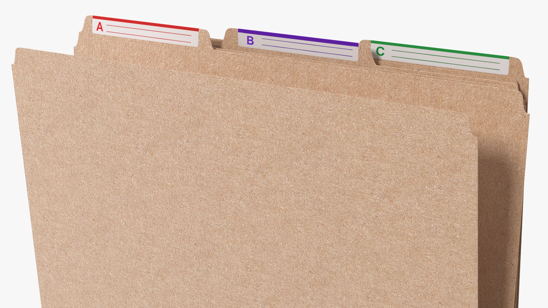 Brown Cardboard File Folder 3D - TurboSquid 1797884