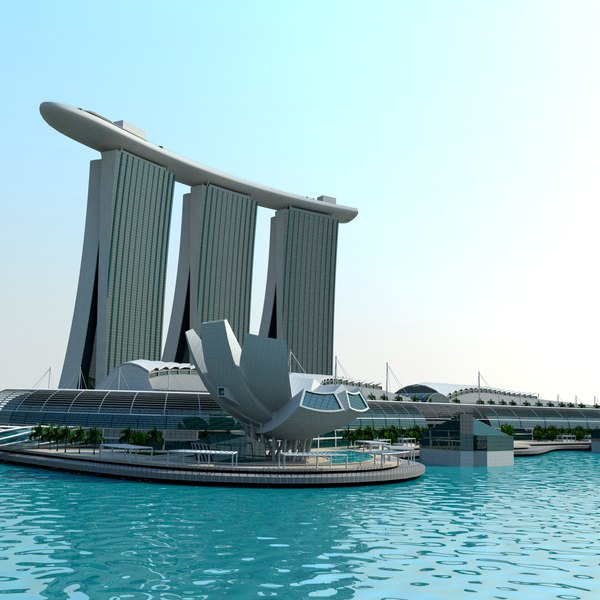 singapore building 3d model